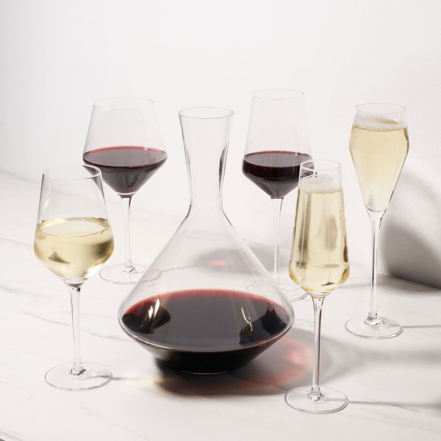 Stemmed Wine Glasses for Elegant Tasting | Premium Drinkware by Viski
