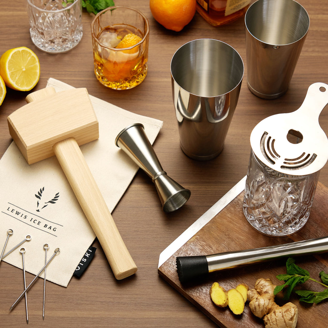 Barware & Cocktail Tools for Home Bartenders | Premium Bar Accessories ...