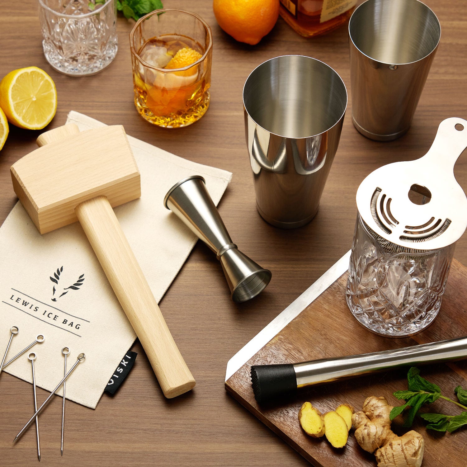 Barware & Cocktail Tools for Home Bartenders | Premium Bar Accessories ...