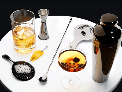 Viski Rocket Cocktail Shaker Bar Set, Margarita Drink Mixer ...