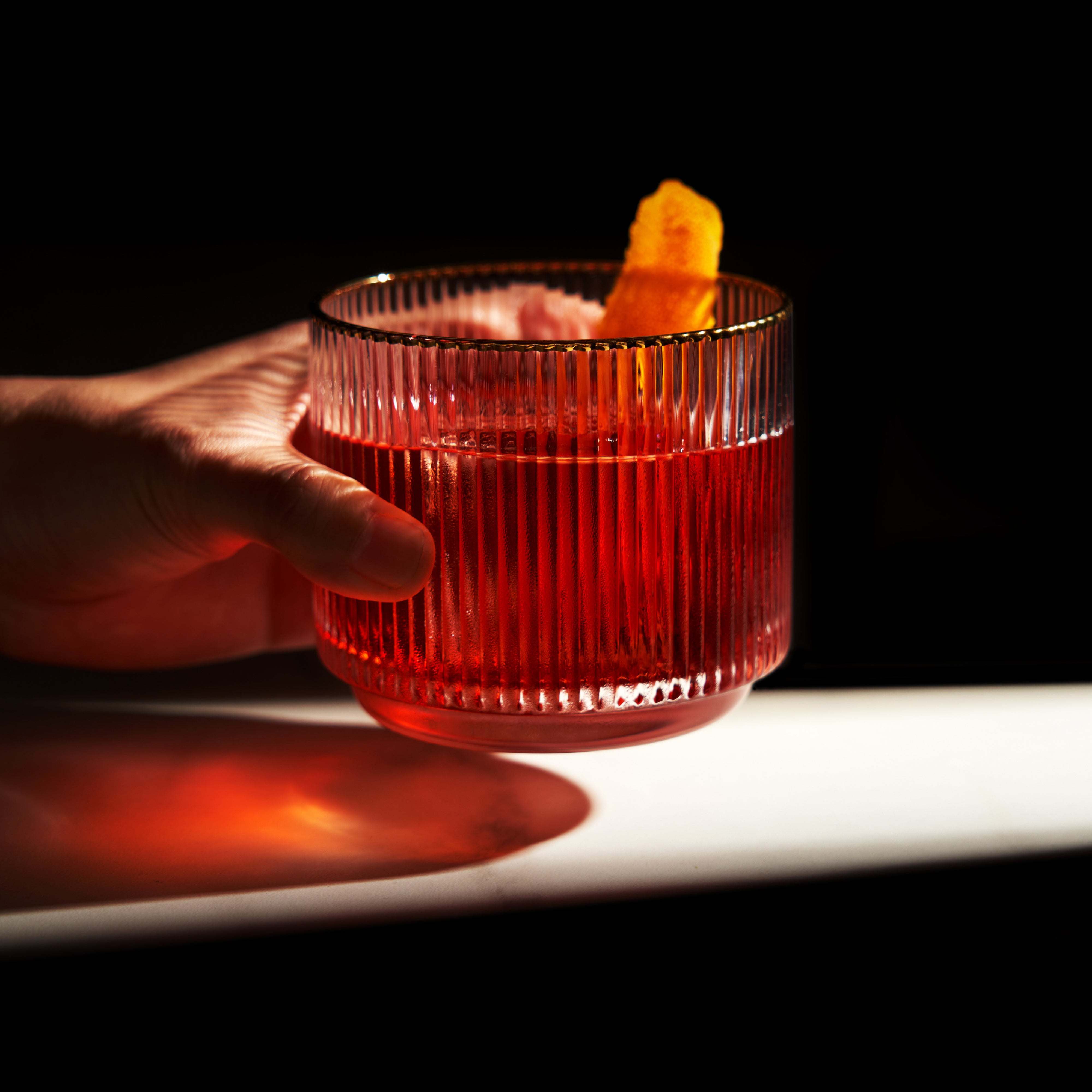 Viski Vintage crystal lowball Whiskey and cocktail glasses