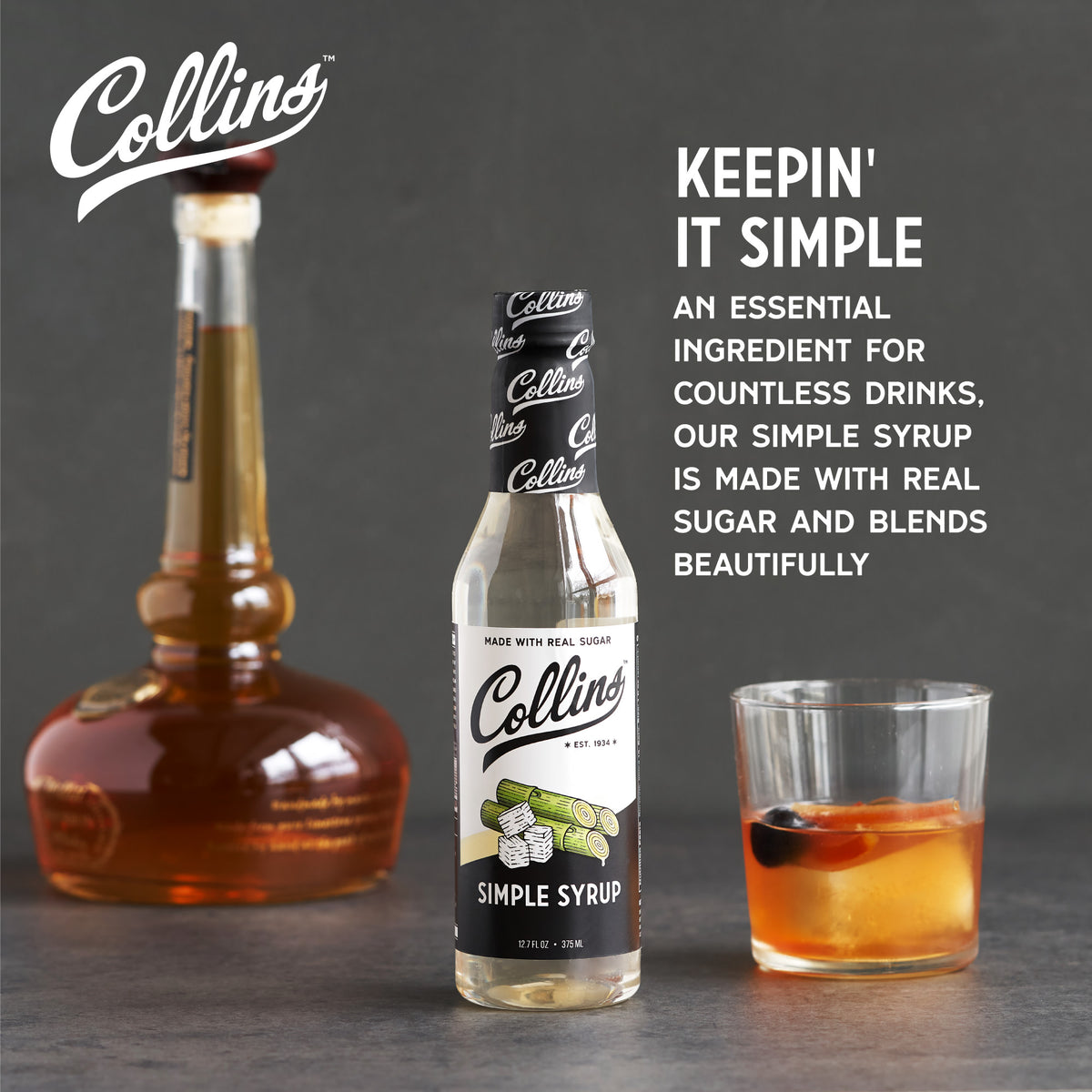 Collins Simple Syrup, Classic Simple Syrup, Soda Water Flavors, Simple ...