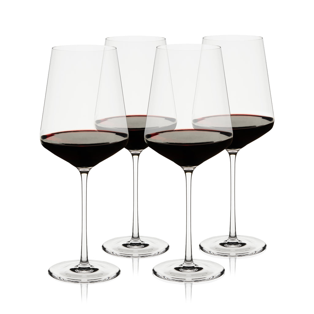 Viski Liminal Universal Crystal Wine Glass, Ultrathin Lightweight Clear ...
